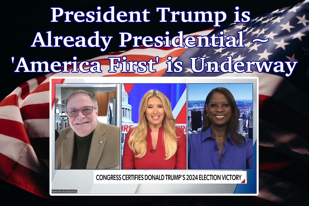 President Trump is Already Presidential ~ 'America First'